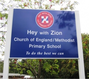 Box Tray Post Mounted School Signs - Signs 4 Schools